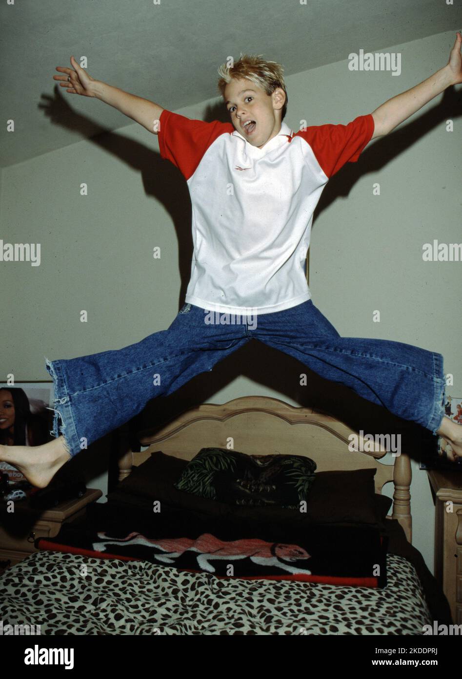 Laguna Beach CA Apr 1999: Aaron Carter private shoot at home in 1999 ...