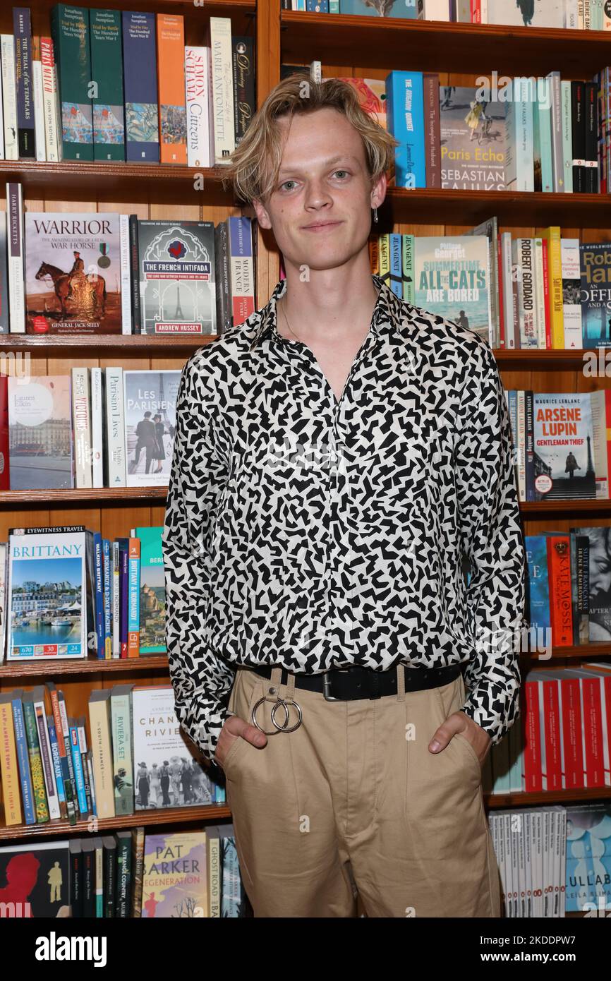 Anson Boon attends "The Quickening" book launch at Daunt Books in ...