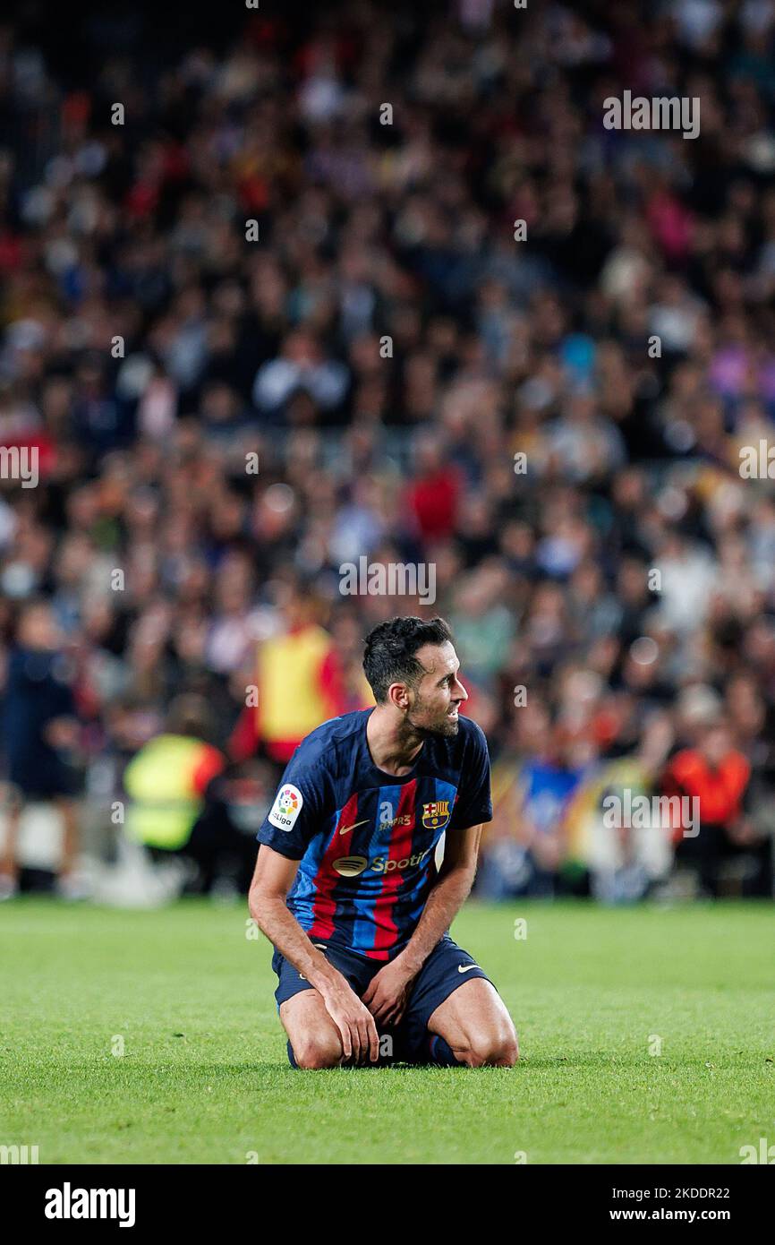 Barcelona, Spain. 5th Nov, 2022. Sergio Busquets in action during the ...