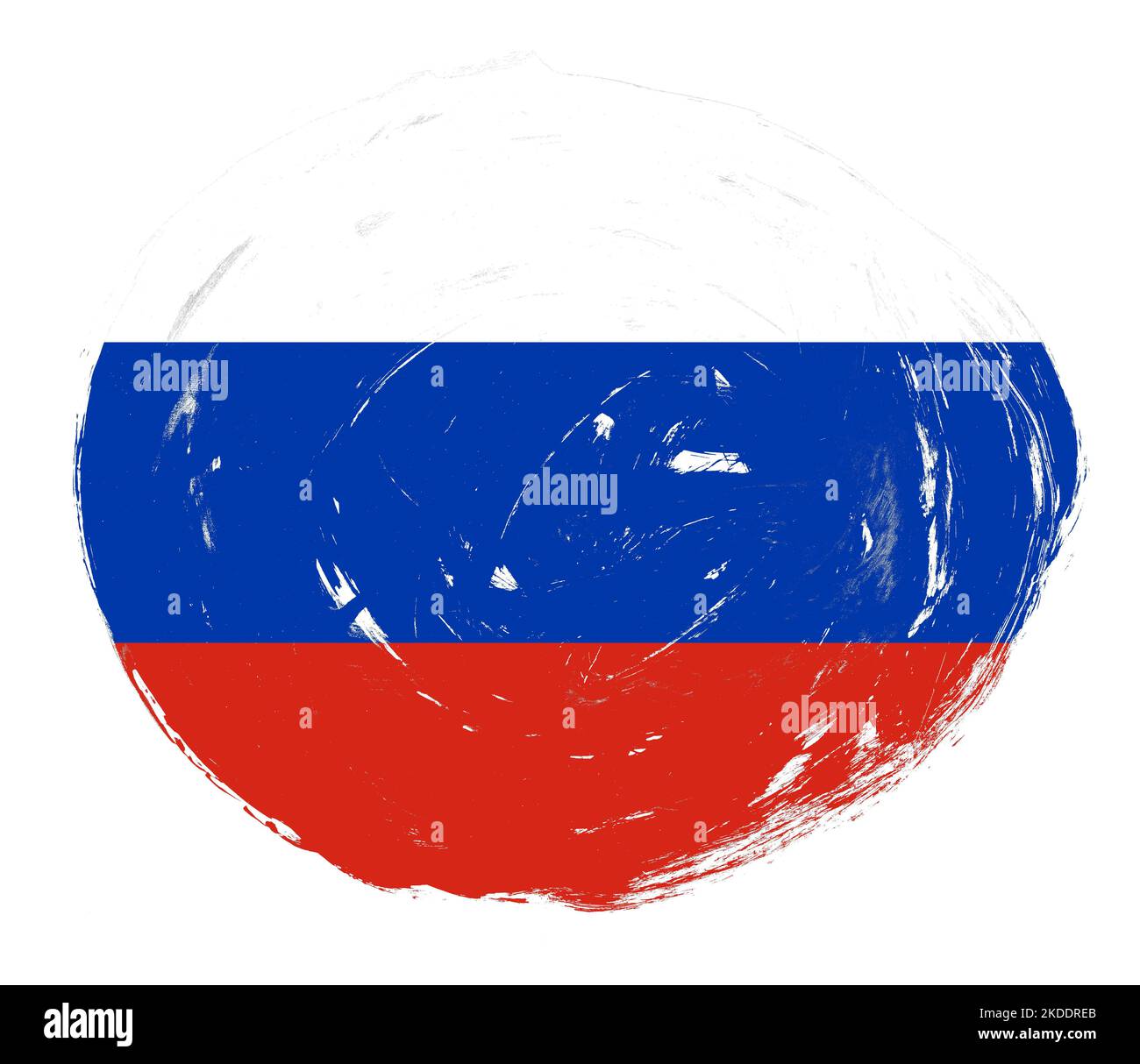 Russia flag painted brush stroke hi-res stock photography and images ...