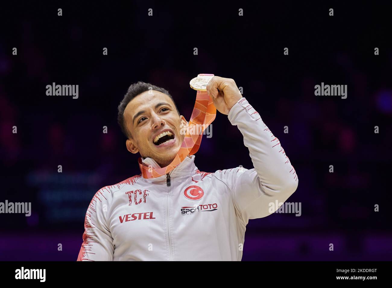 Liverpool, Britain. 5th Nov, 2022. Adem Asil of T¨¹rkiye celebrates ...