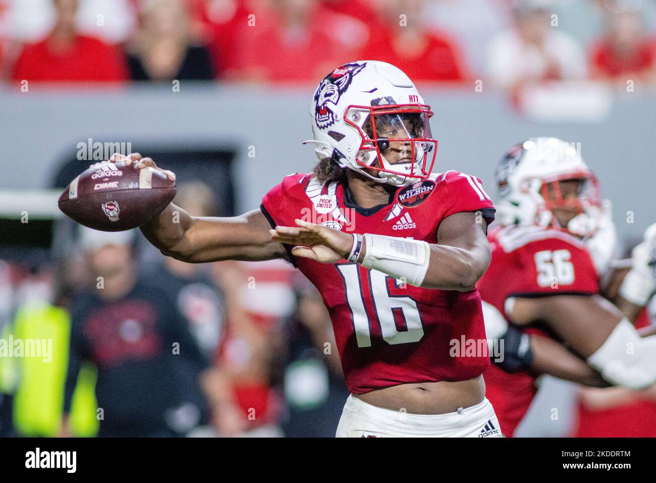 November 5, 2022: North Carolina State Wolfpack quarterback MJ Morris ...