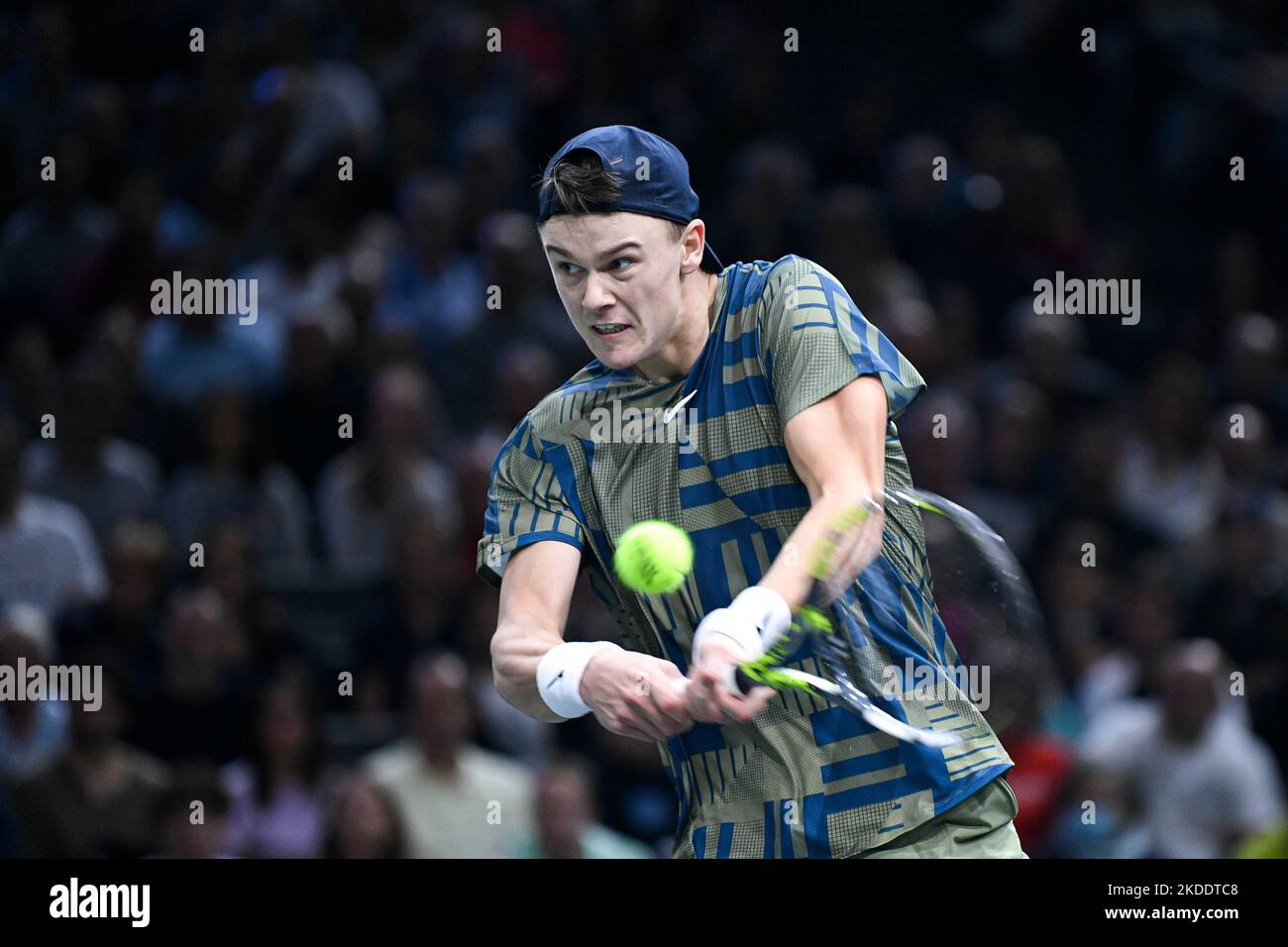 Holger Rune of Denmark during the Rolex Paris Masters, ATP Masters 1000 ...