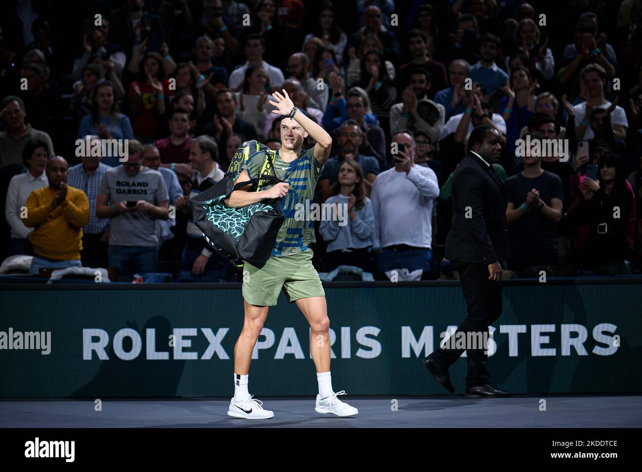 Holger Rune of Denmark during the Rolex Paris Masters, ATP Masters 1000 ...