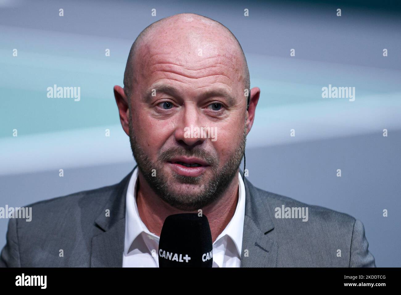 Julien Varlet, consultant for the television TV channel Canal+ (Canal ...