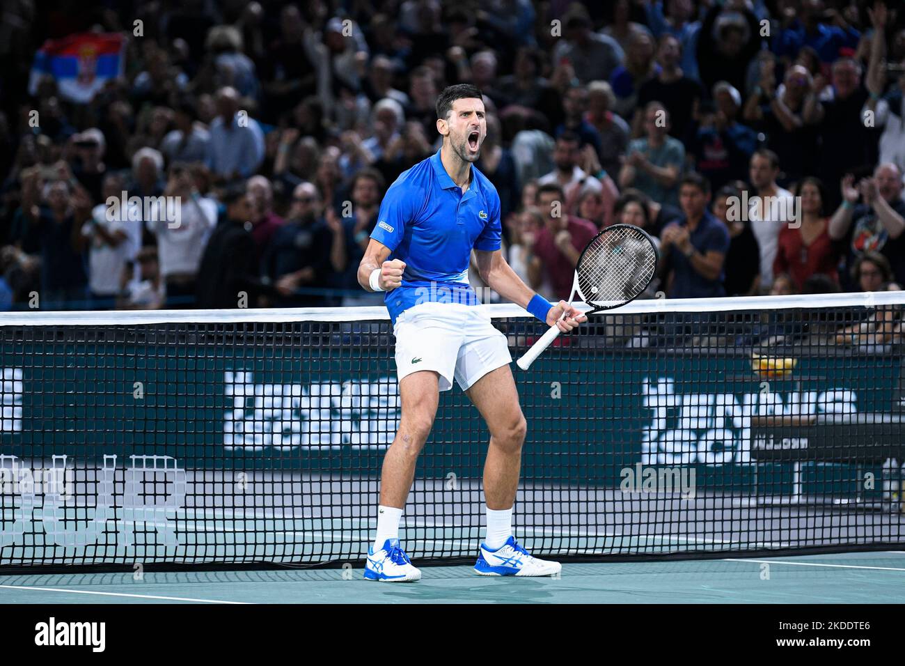 Novak Djokovic of Serbia during the Rolex Paris Masters, ATP Masters ...
