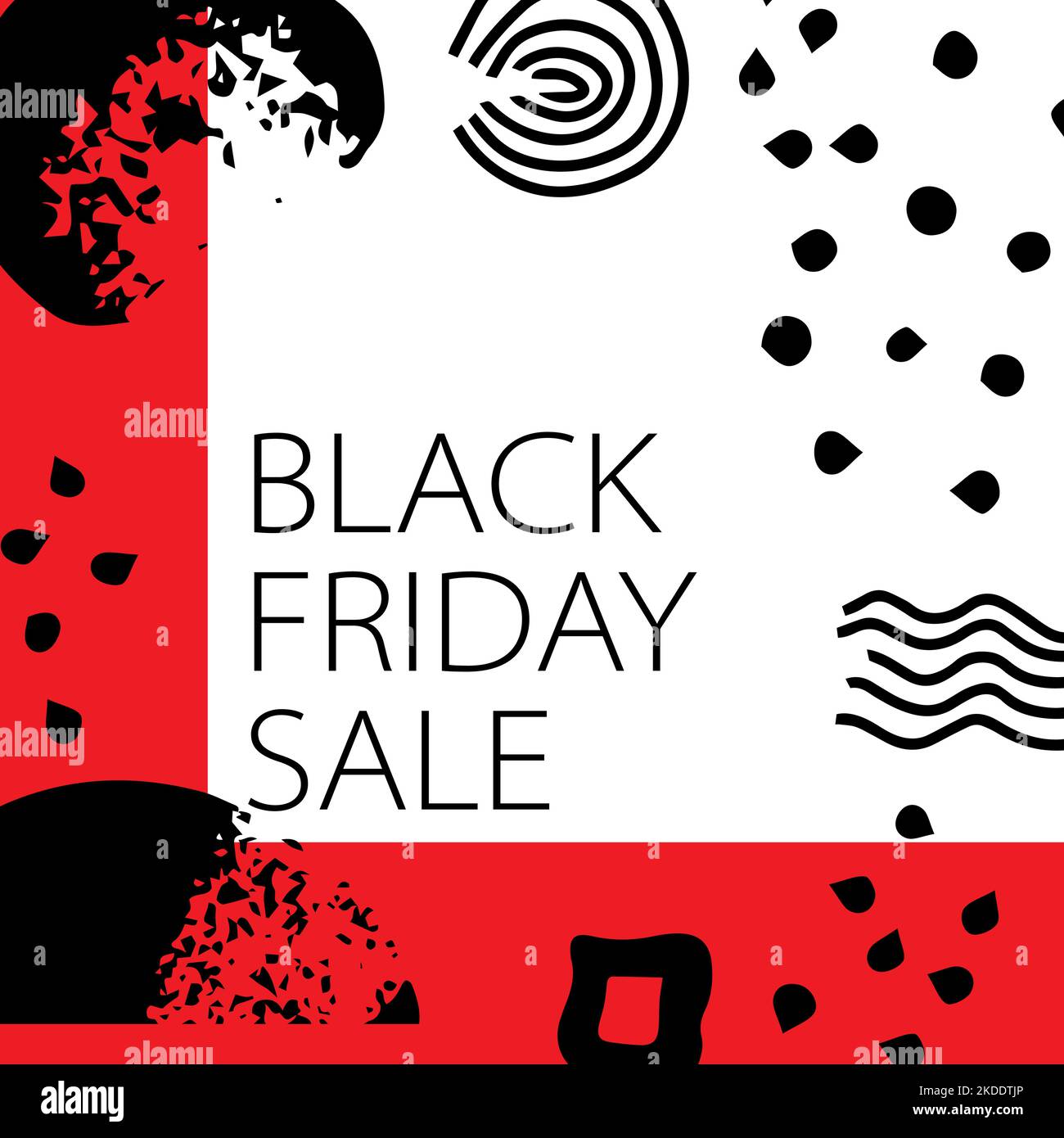 Black Friday modern promotion web banner Stock Vector Image & Art - Alamy