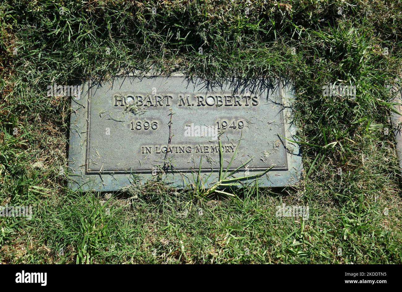 Los Angeles, California, USA 3rd November 2022 Hobart Roberts Grave at ...
