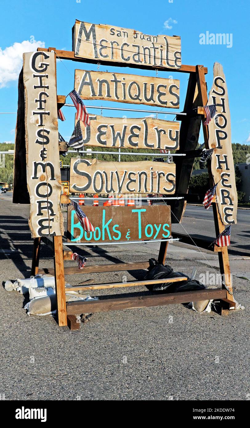 Pagosa springs tourism vertical hi-res stock photography and images - Alamy