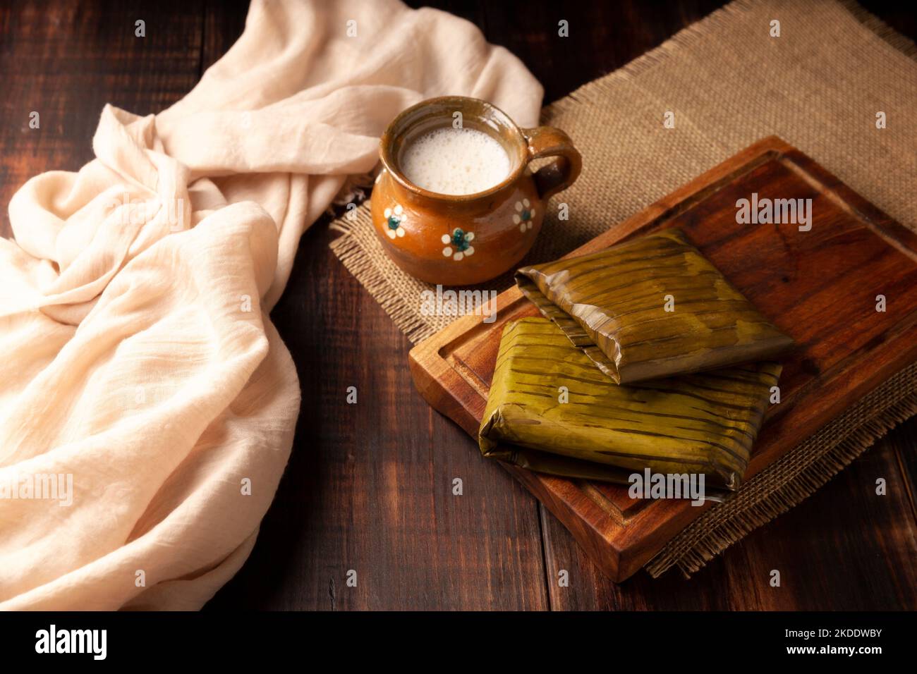 Oaxacan Tamales. Prehispanic dish typical of Mexico and some Latin ...