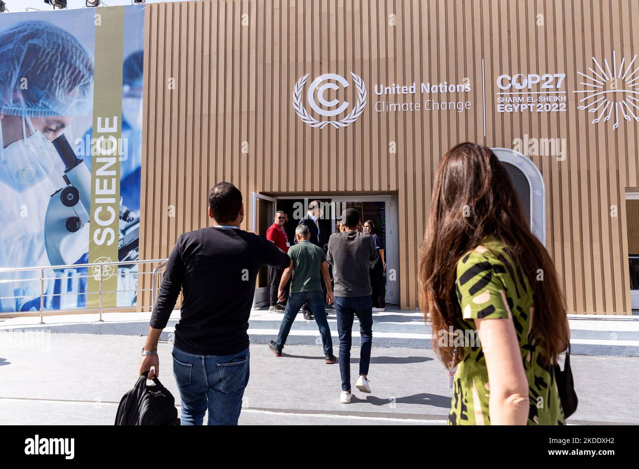Sharm El Sheijk, Egypt. 05th Nov, 2022. First participants arrive at the COP27 UN Climate Change ...
