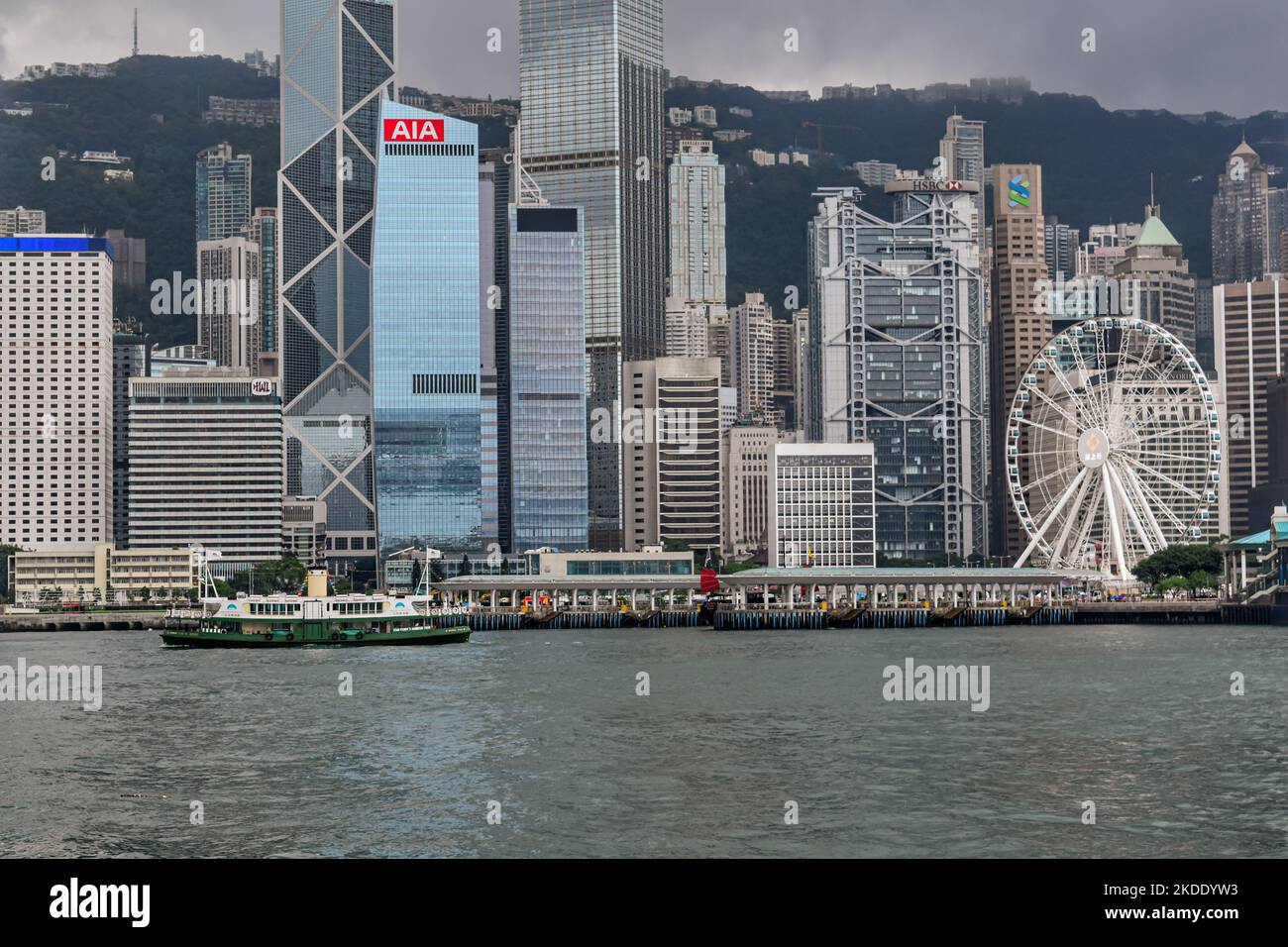 Hong Kong harbour view Stock Photo - Alamy