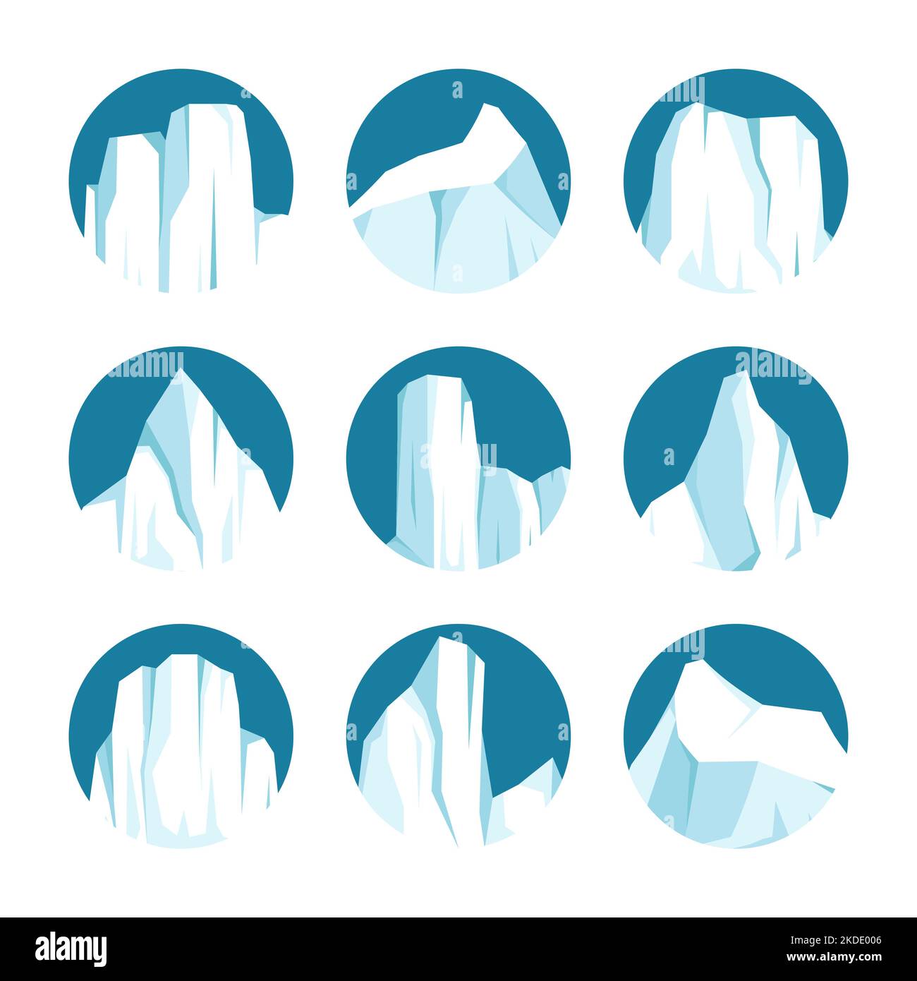 Huge block ice floating Cut Out Stock Images & Pictures - Alamy