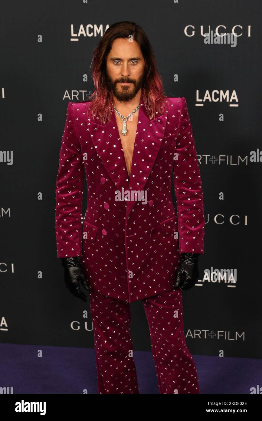 Jared Leto arrives at the 2022 LACMA Art + Film Gala held at LACMA in ...