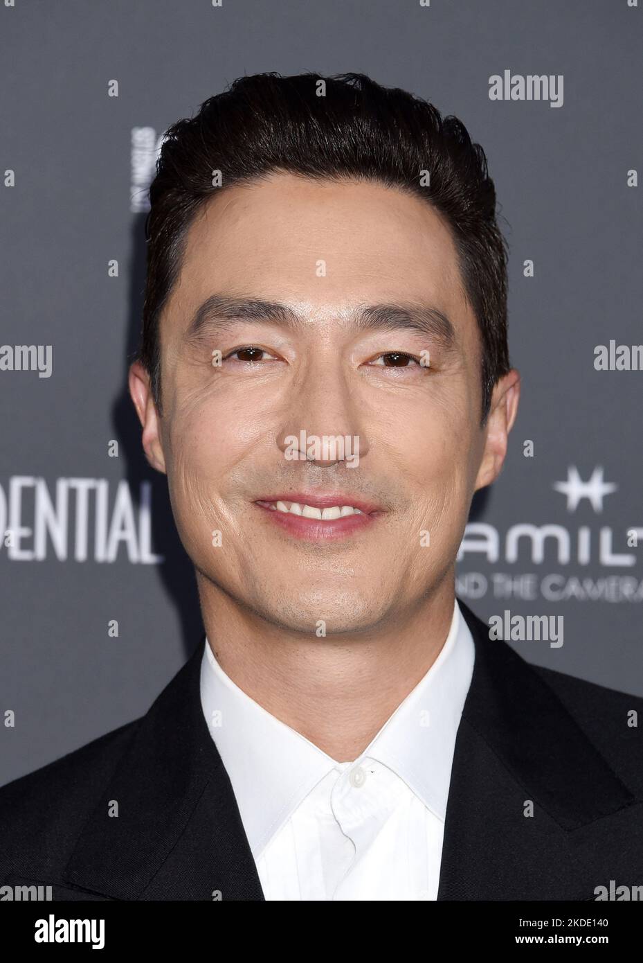 Daniel Henney arriving at the 2022 Hamilton Behind The Camera Awards held at Avalon Hollywood in ...