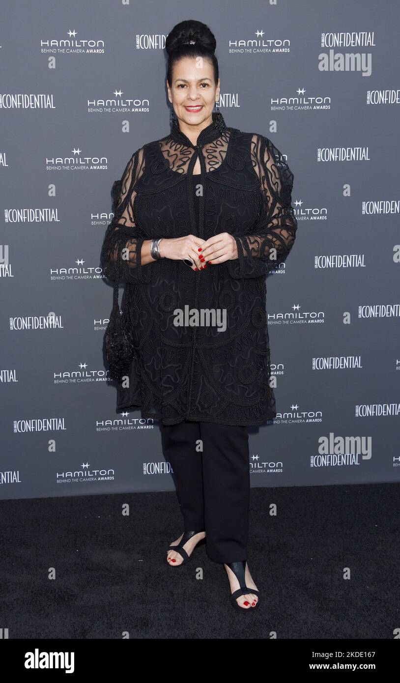 Louisa Anthony arriving at the 2022 Hamilton Behind The Camera Awards ...
