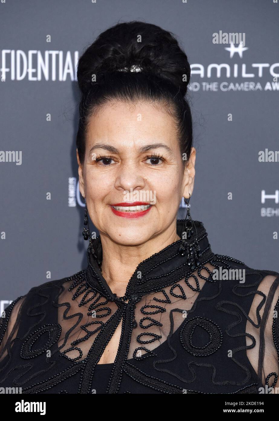 Louisa Anthony arriving at the 2022 Hamilton Behind The Camera Awards ...