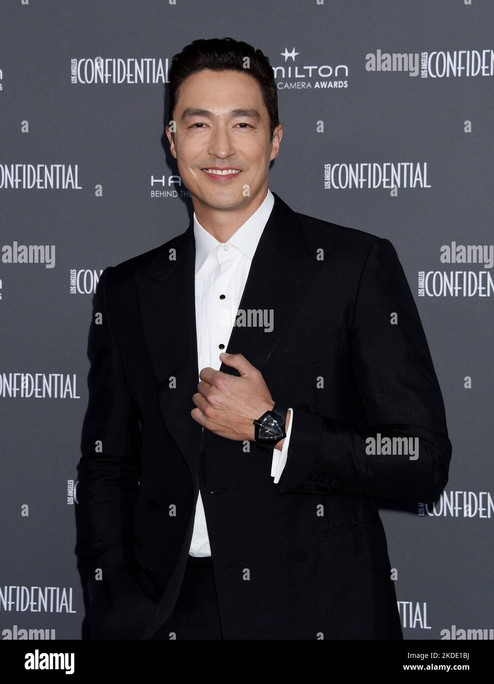 Daniel Henney arriving at the 2022 Hamilton Behind The Camera Awards held at Avalon Hollywood in ...