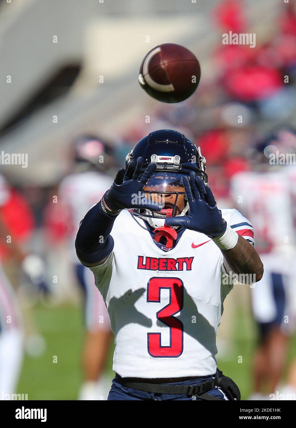 November 5, 2022: Demario Douglas #3 Flames wide receiver eyes a ball ...