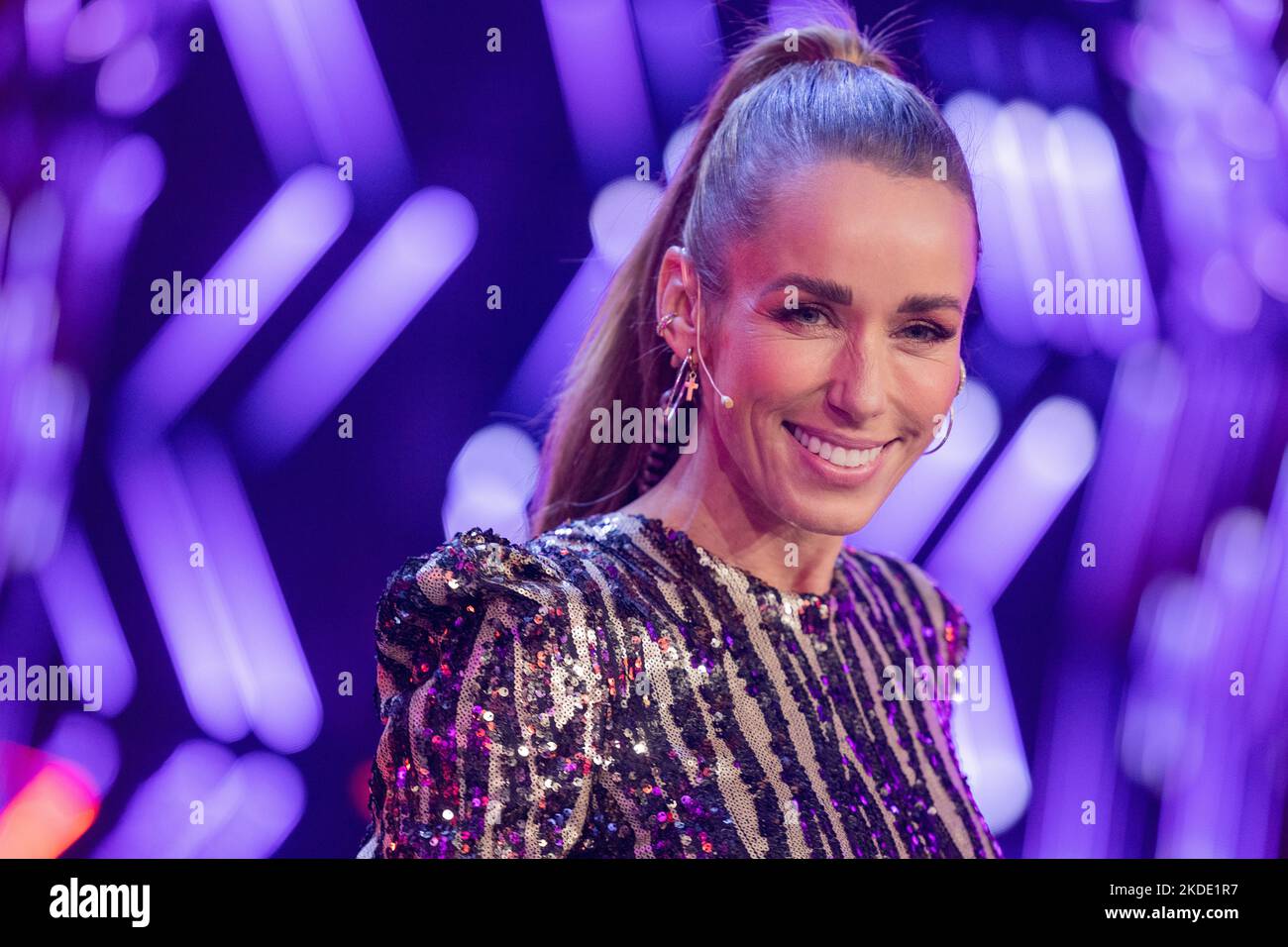 Cologne, Germany. 05th Nov, 2022. Annemarie Carpendale, host of red ...