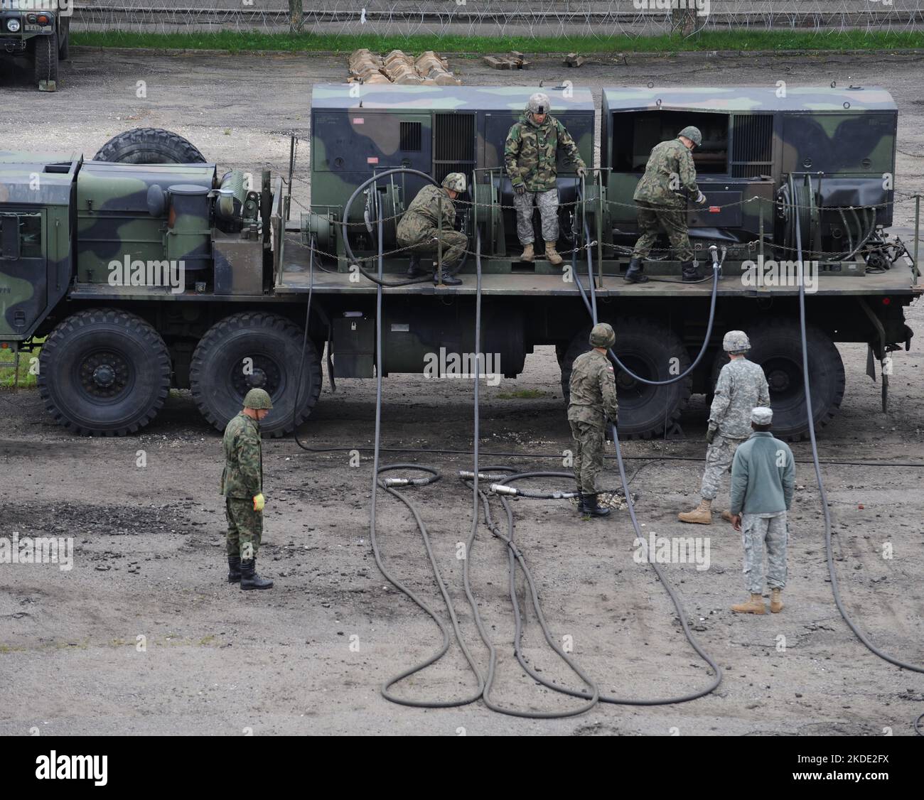 Soldier's from U.S. Army Europe's Alpha Battery, 5th Battalion, 7th Air ...
