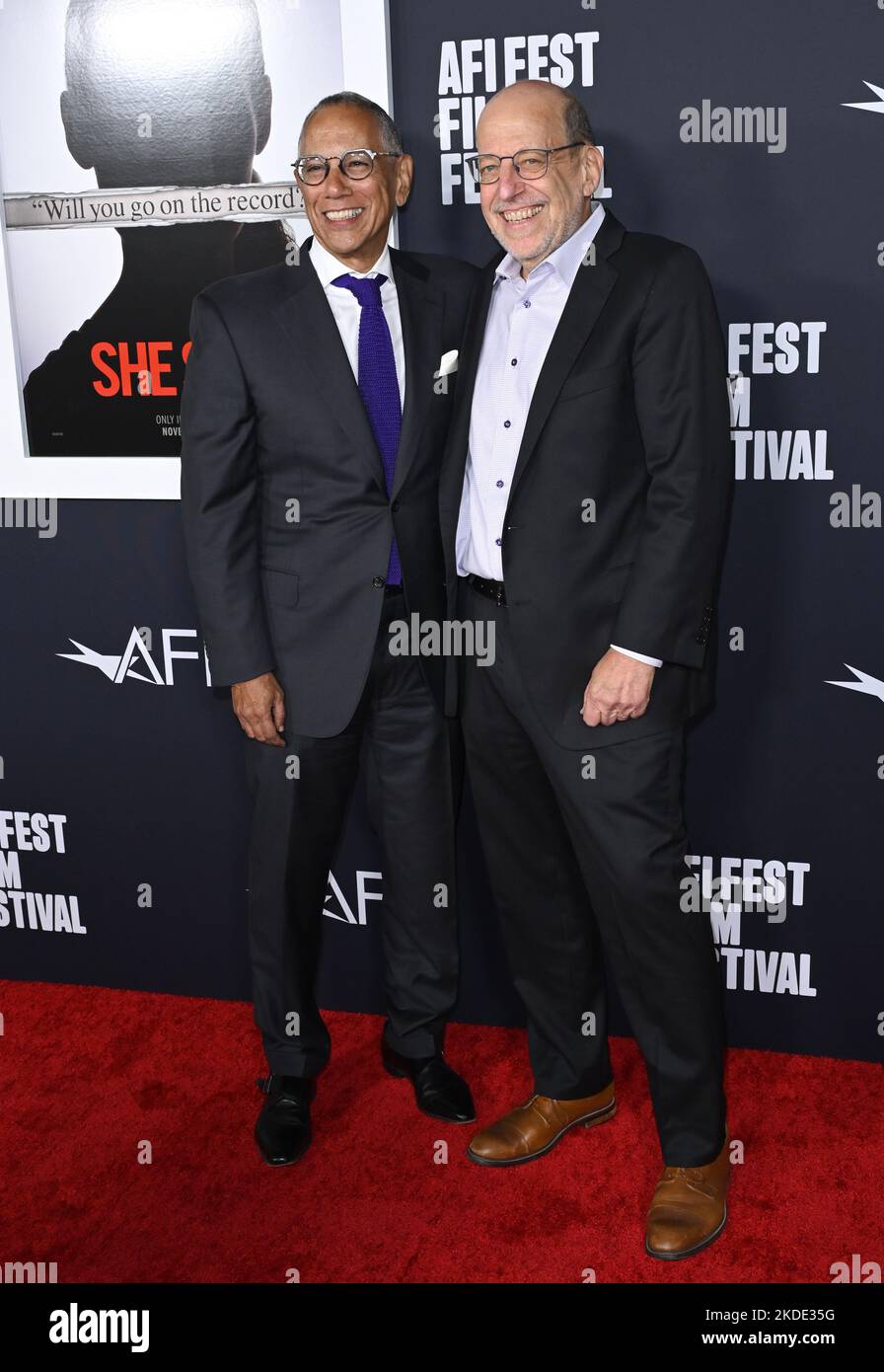 Los Angeles, USA. 04th Nov, 2022. Dean Baquet & Matt Purdy at the AFI ...