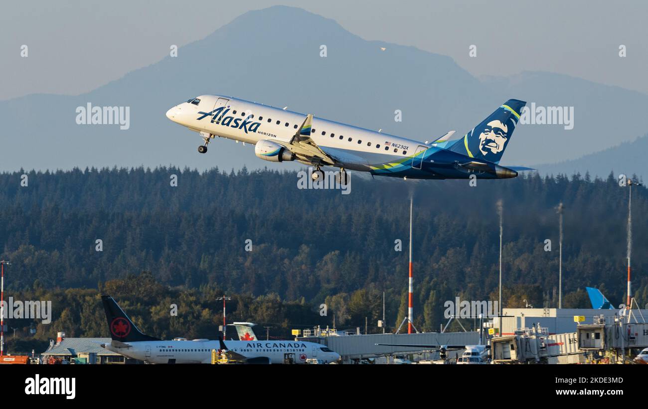 Richmond, British Columbia, Canada. 14th Oct, 2022. An Alaska Horizon ...