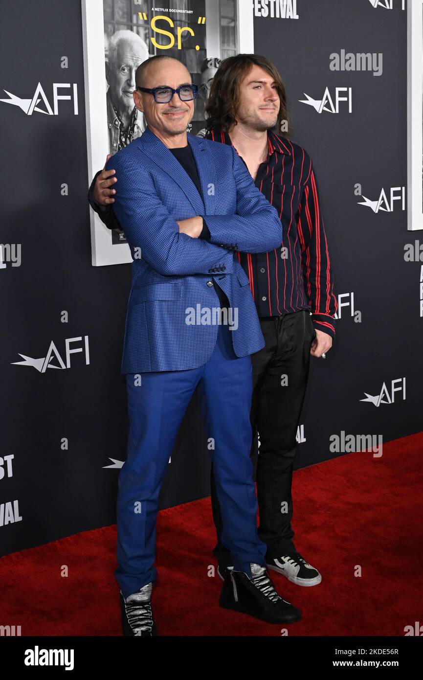 Los Angeles, USA. 04th Nov, 2022. Robert Downey Jr. & son Indio ...