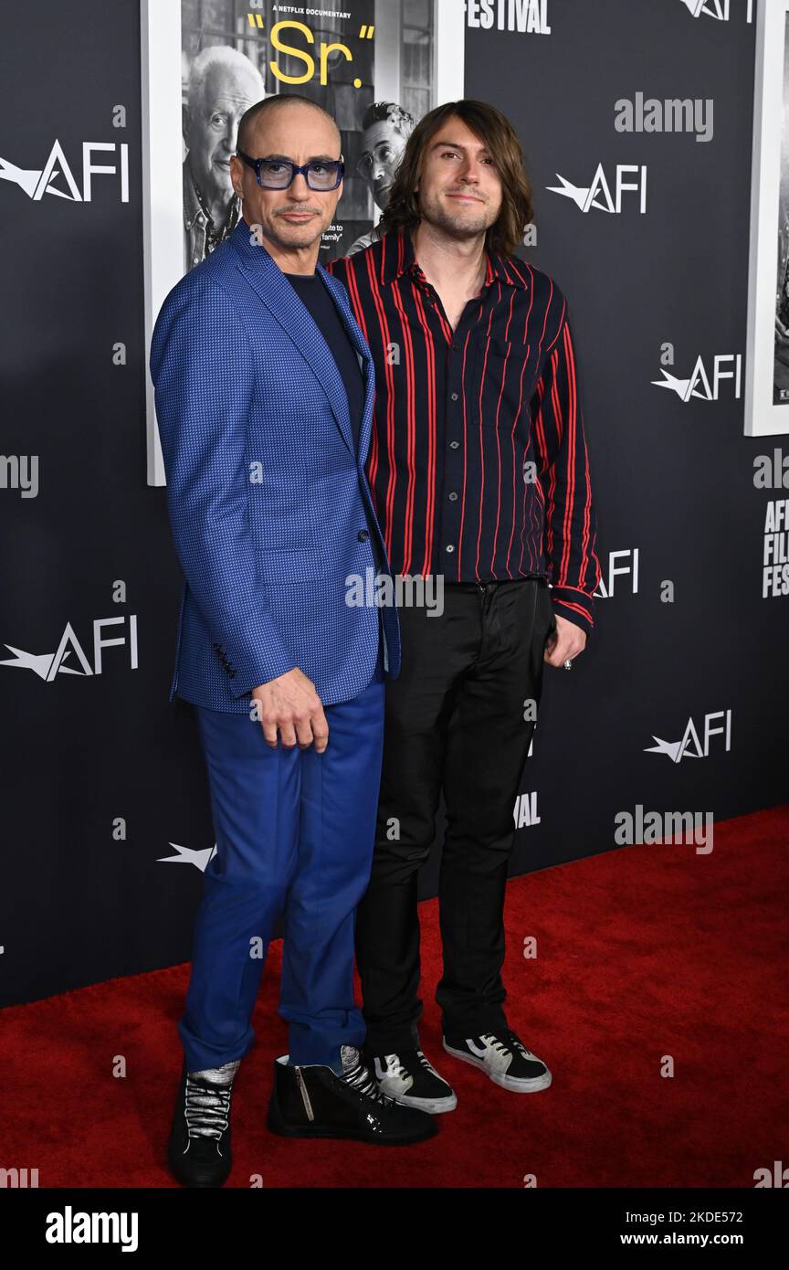 Los Angeles, USA. 04th Nov, 2022. Robert Downey Jr. & son Indio ...