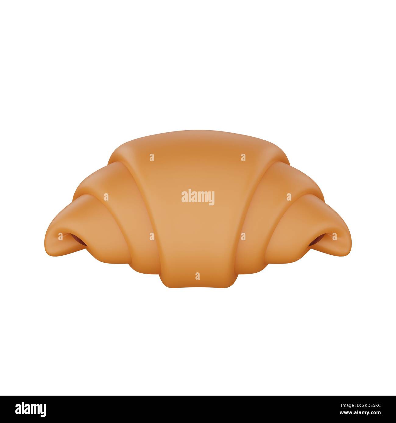 Breakfast croissant cartoon Cut Out Stock Images & Pictures - Alamy