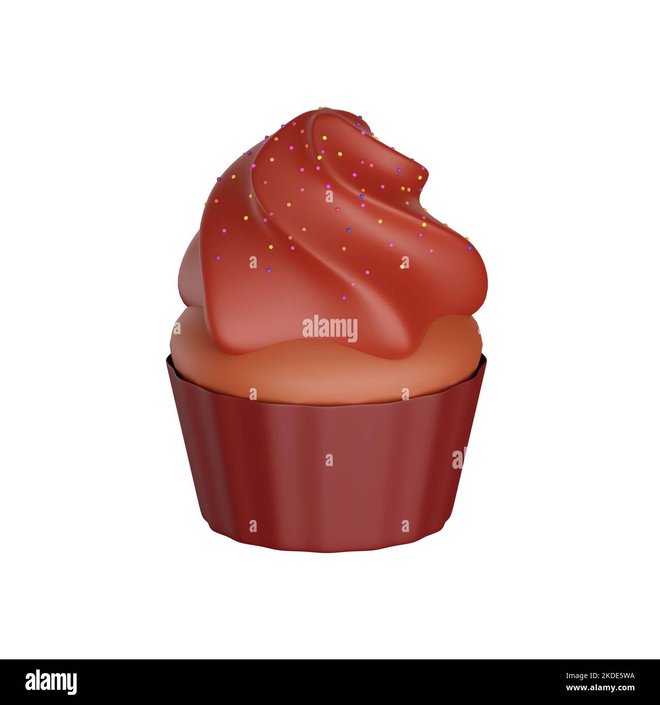 Cartoon cupcake sprinkles hi-res stock photography and images - Alamy