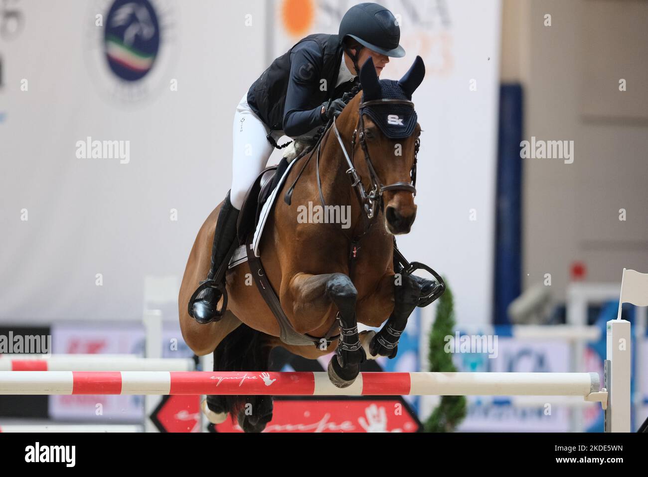Verona, Italy. 05th Nov, 2022. Zoe Conter riding La Una during 2022 ...