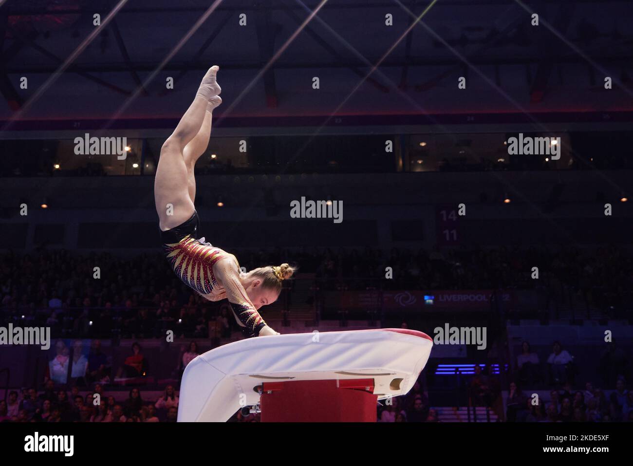 Liverpool, Britain. 5th Nov, 2022. Lisa Vaelen of Belgium competes ...