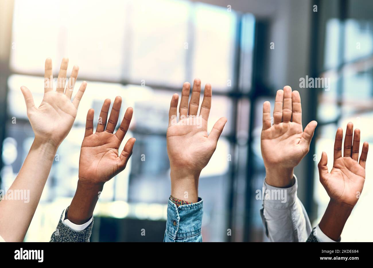 Time to start asking important questions. a group of unrecognizable ...