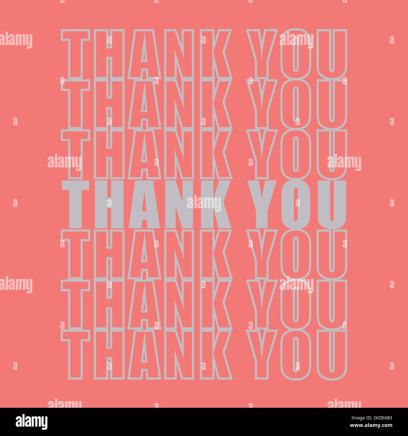 Thank you sticker Stock Vector Images - Alamy