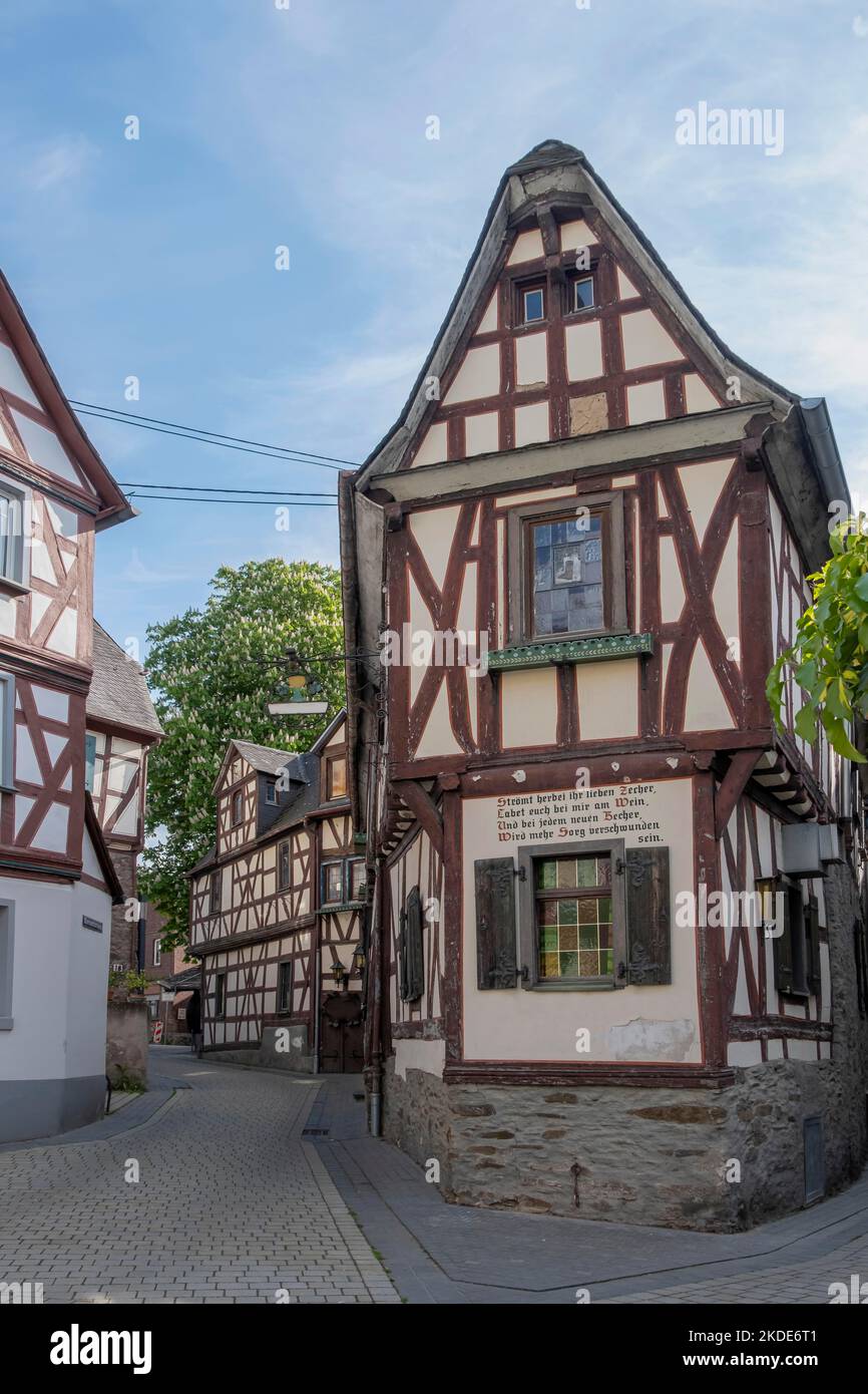 Medieval architecture braubach hi-res stock photography and images - Alamy