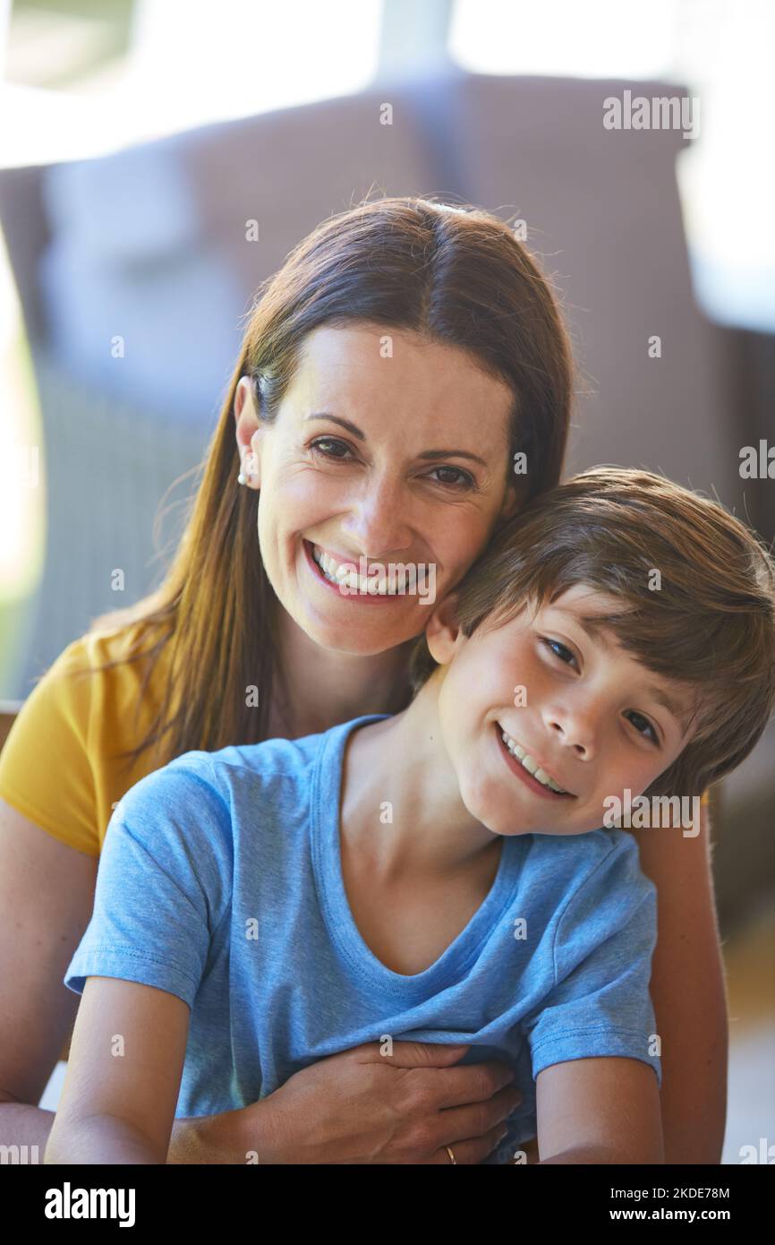 We share a bond stronger than you could imagine. Portrait of a mother and her little son bonding ...