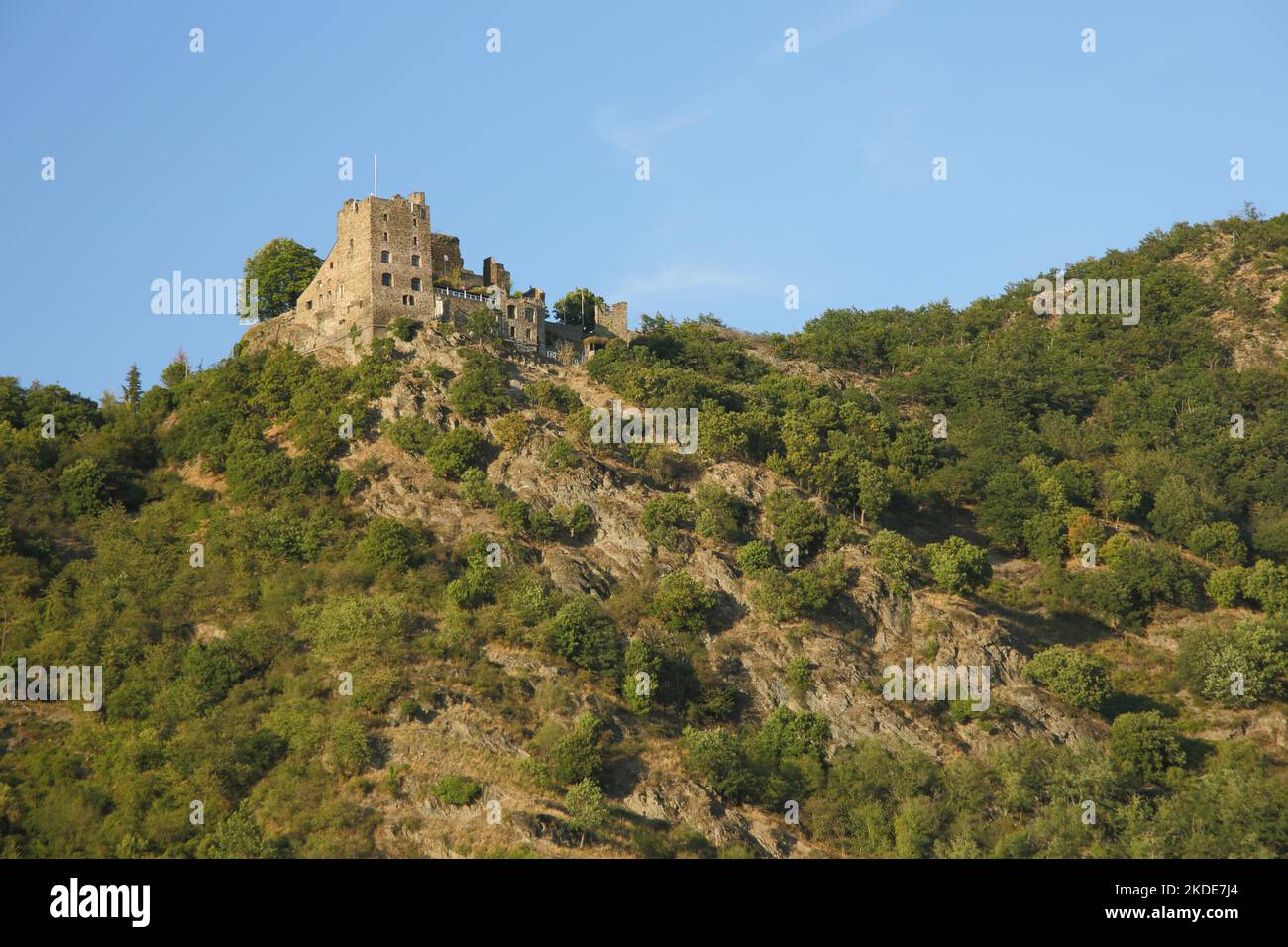 UNESCO Liebenstein Castle on the Mountain, Kamp-Bornhofen, Rhineland ...