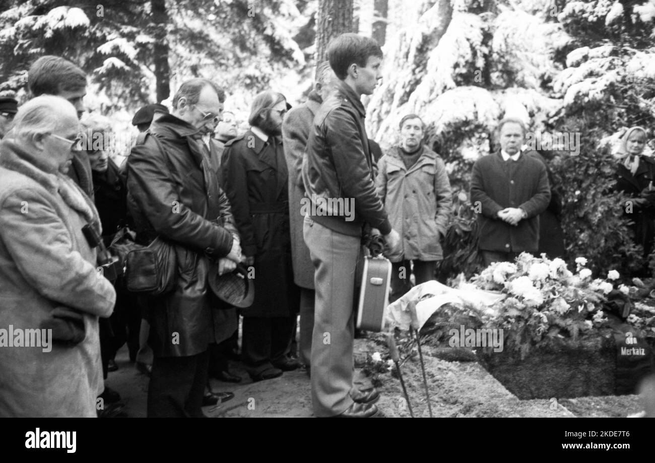 The funeral of Grand Admiral Karl Doenitz, a Hitler confidant who was ...