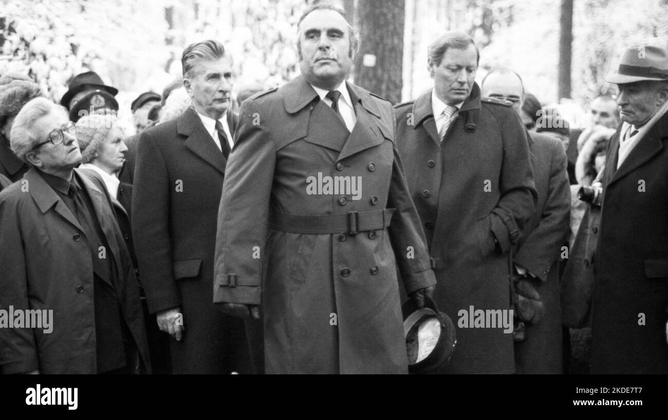 The funeral of Grand Admiral Karl Doenitz, a Hitler confidant who was ...
