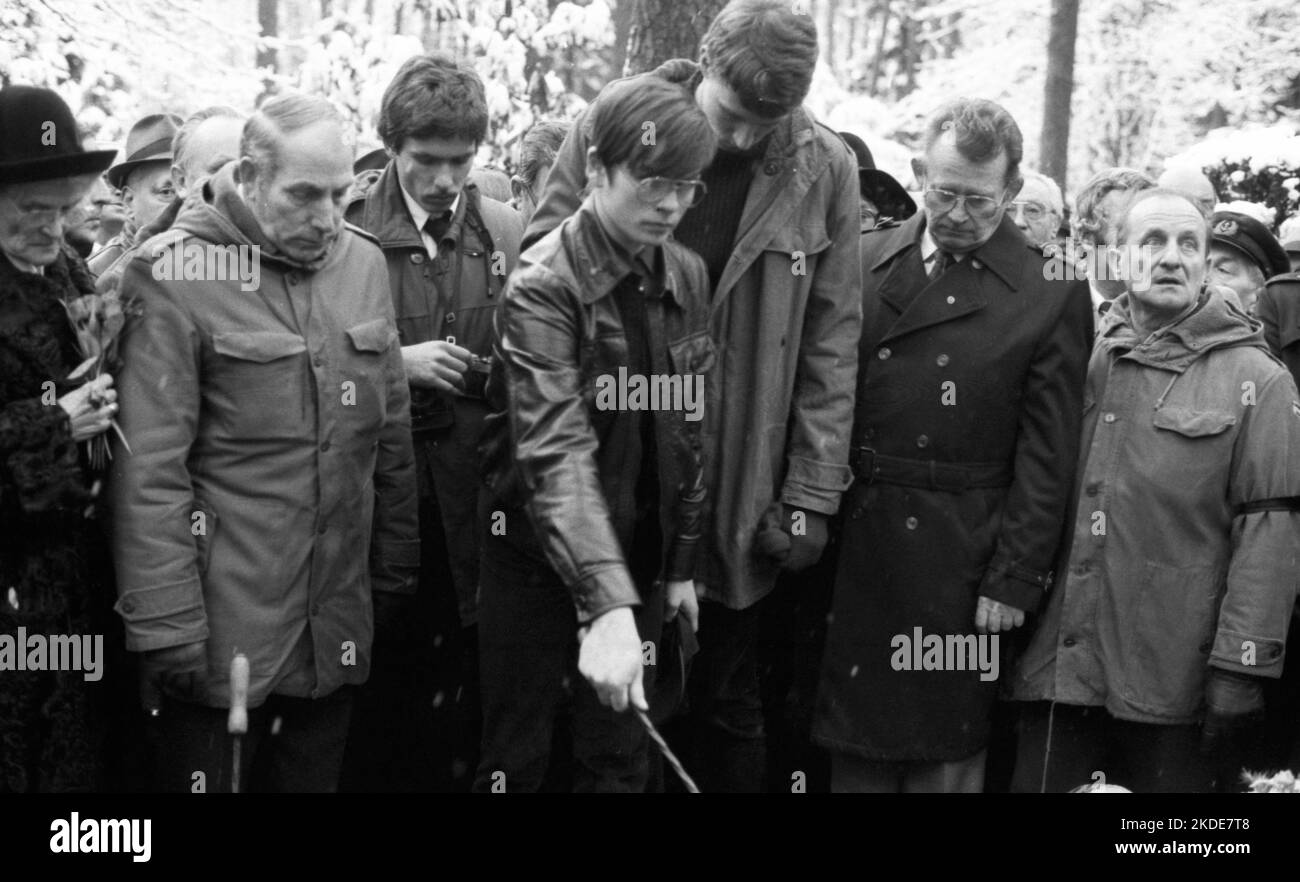The funeral of Grand Admiral Karl Doenitz, a Hitler confidant who was ...