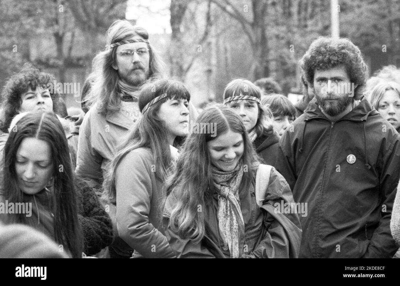 Easter action of the peace movement against nuclear missiles in the ...