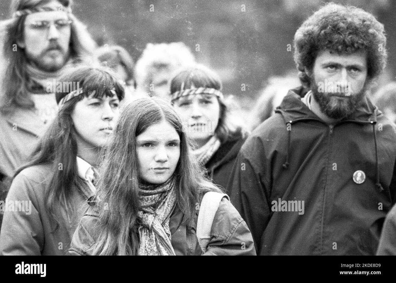 Easter action of the peace movement against nuclear missiles in the ...