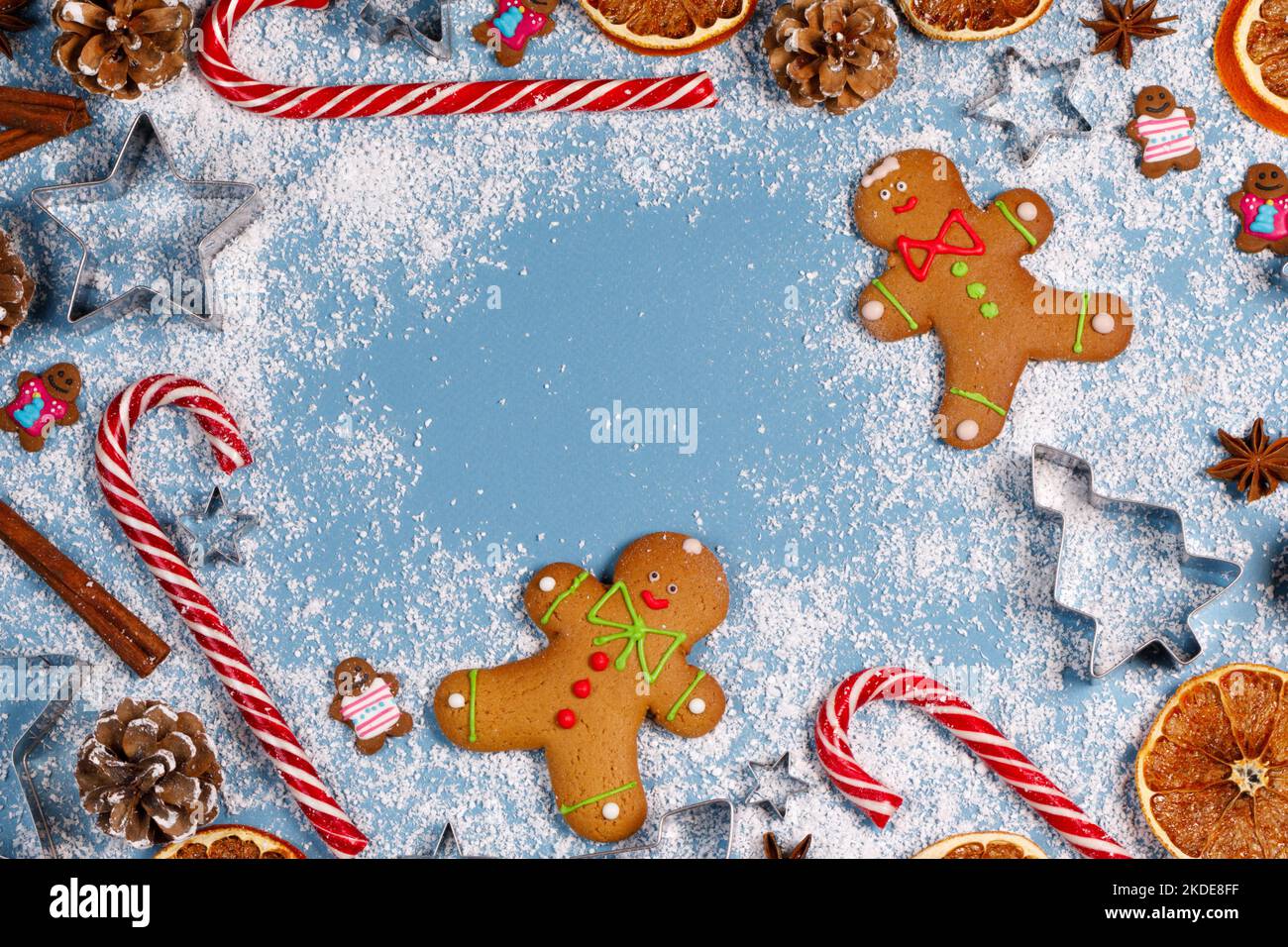 Christmas food gingerbread cookie caramel candy cane cinnamon mold ...