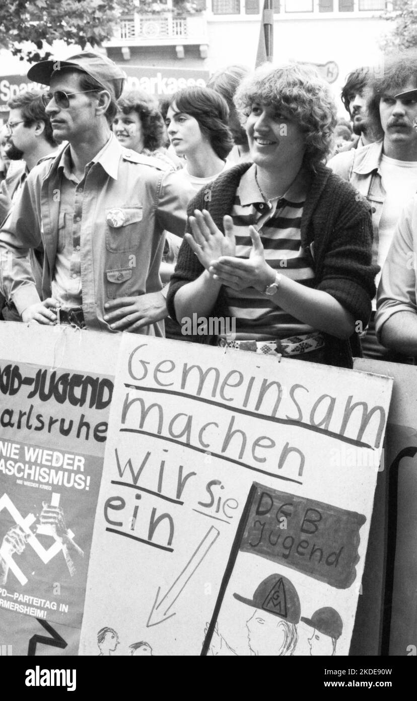 In 1982, the NPD party congress provoked opposition from the DGB youth ...