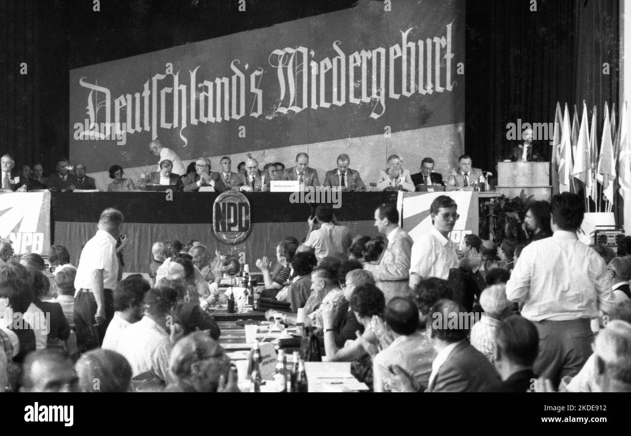 In 1982, the NPD party congress provoked opposition from the DGB youth ...