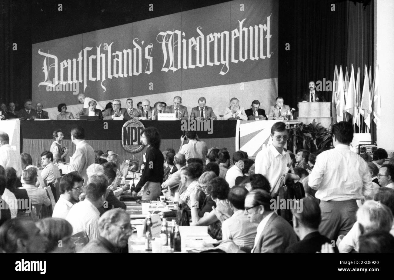 In 1982, the NPD party congress provoked opposition from the DGB youth ...
