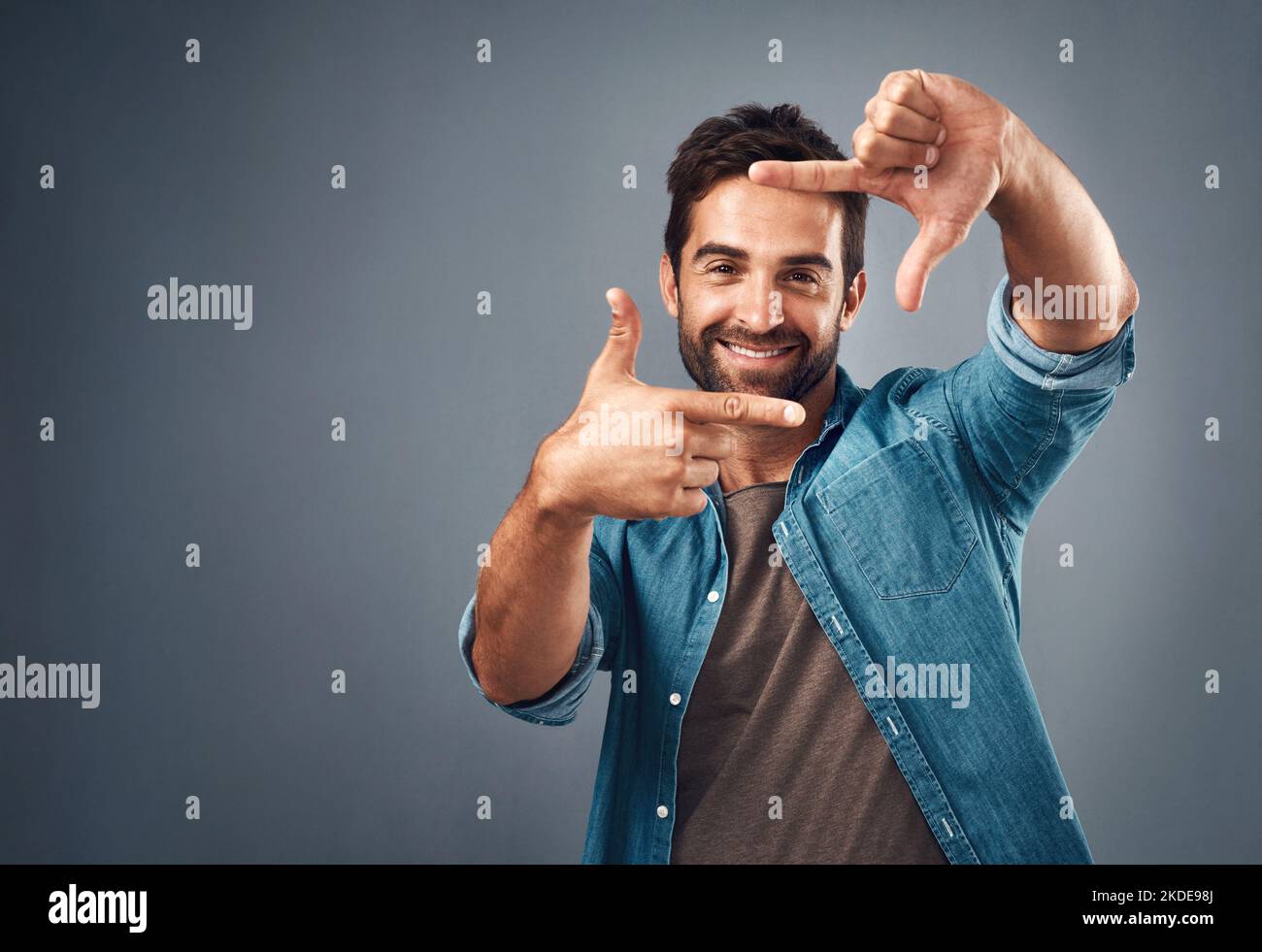 Gorgeous I just have to take your picture. Studio portrait of a ...