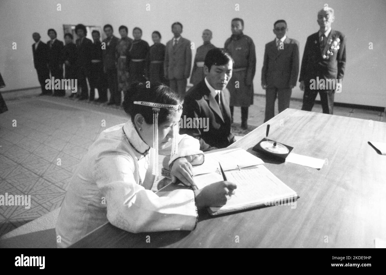 Faces of Mongolia under communist rule 1982 shows this photo.wedding ...