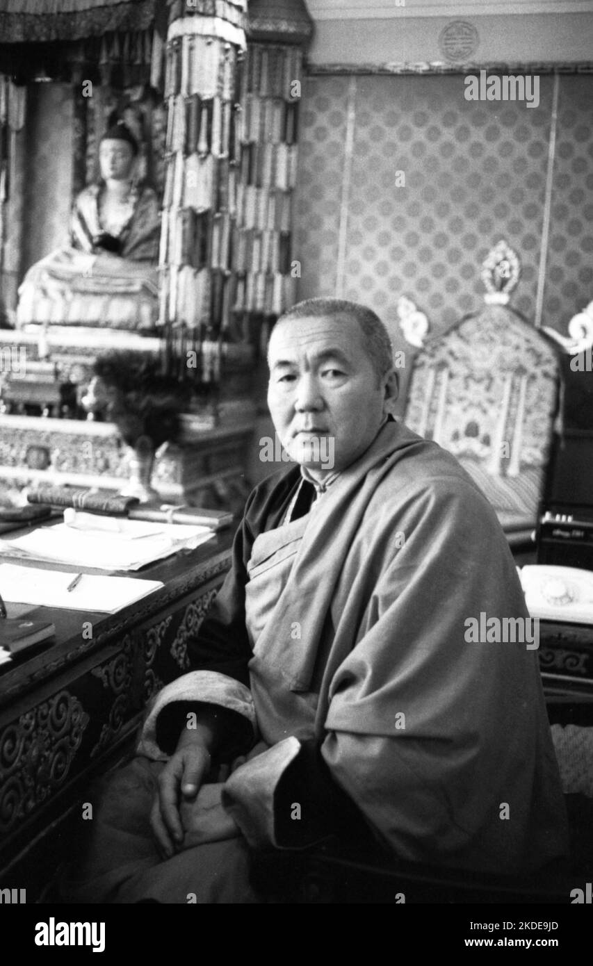 Faces of Mongolia under communist rule in 1982 shows this photo.The ...